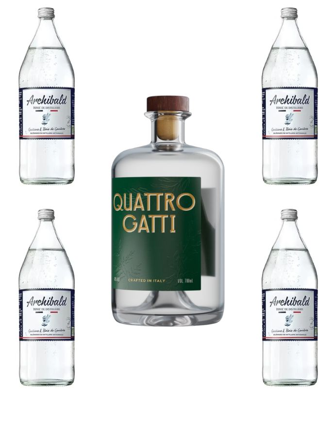 Quattro Gatti Gin & Archibald Tonic Pack | Prince Wine Store